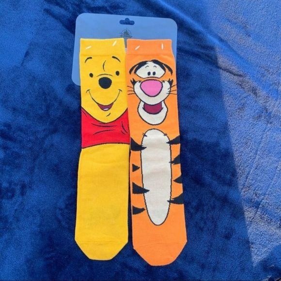 Disney | Accessories | Disney Parks Winnie The Pooh And Tigger Socks ...